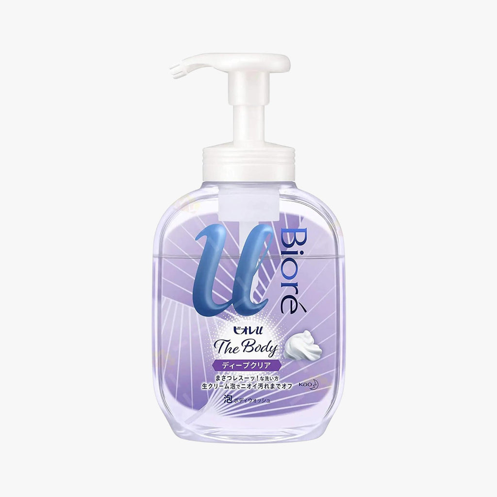 Biore U Body Foam Type Deep Clear Herbal Fresh Fragrance Pump 540ml - Biore | Kiokii and...