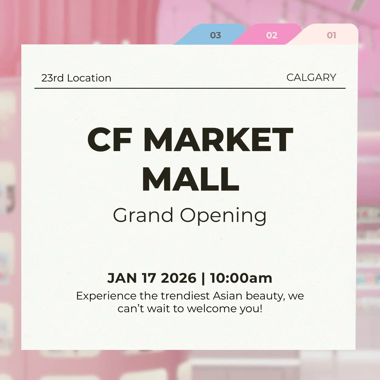 Calgary Glow-Up: Kiokii Grand Opening at CF Market Mall! – Kiokii and...