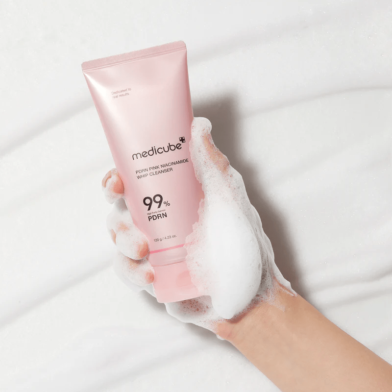 Medicube PDRN Pink Niacinamide Whip Cleanser 120g – Kiokii and...