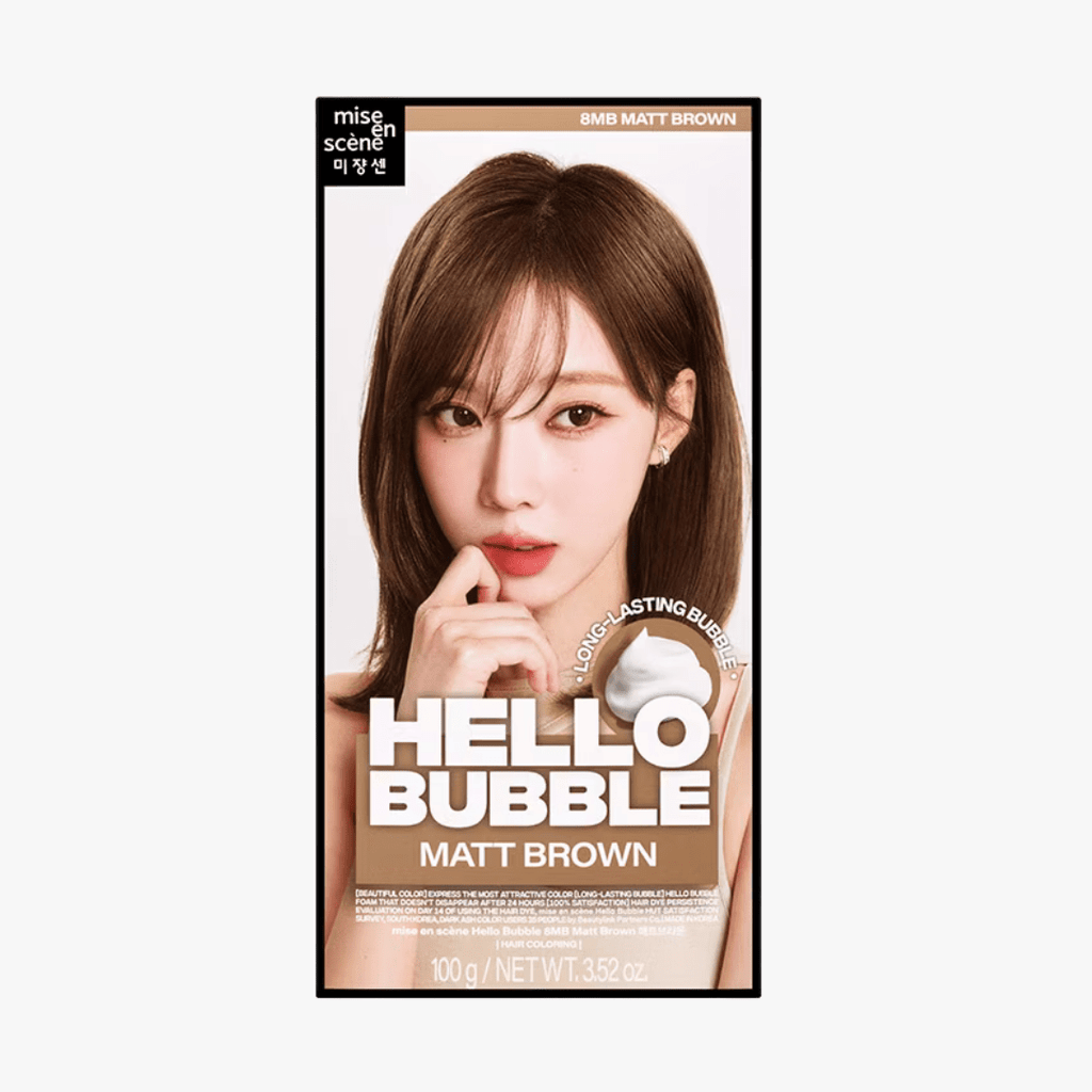 MISE EN SCENE Hello Bubble 8MB Matt Brown 2025 (Winter-Aespa) 100g ...
