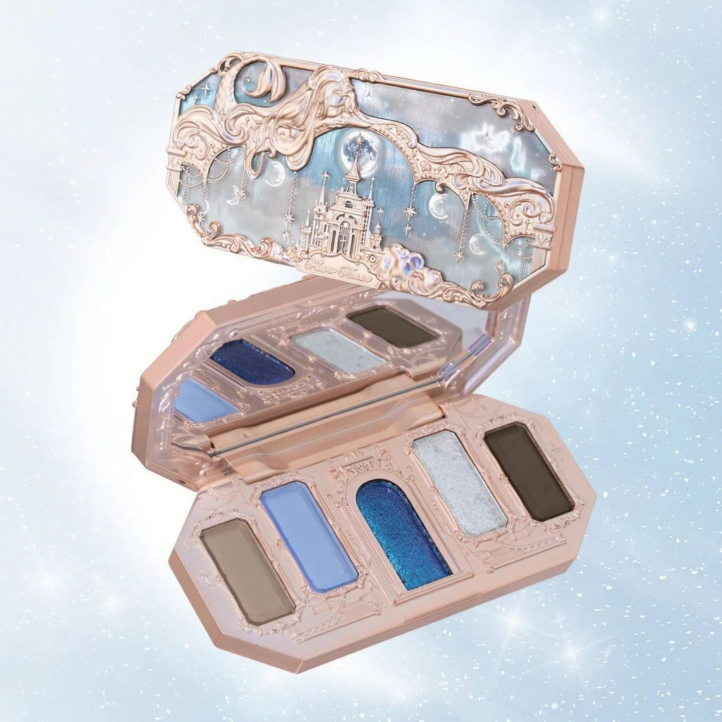 Flower Knows Moonlight Mermaid Five-Color Jewelry Eyeshadow Palette #05 ...
