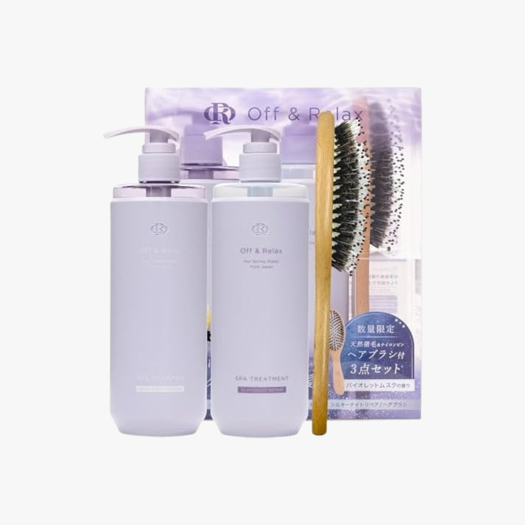 Off & Relax Silky Night Repair Hair Set (Shampoo + Conditioner ...